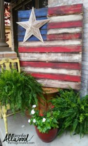 How to make a Patriotic Pallet Flag