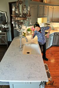 Why we chose Silestone countertops and to lower our kitchen bar