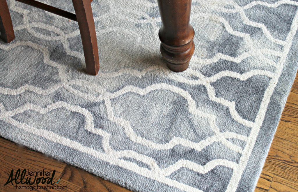 Breakfast room rug and transformation