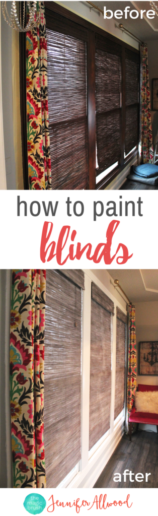 Painting Blinds from Bamboo to White | Magic Brush