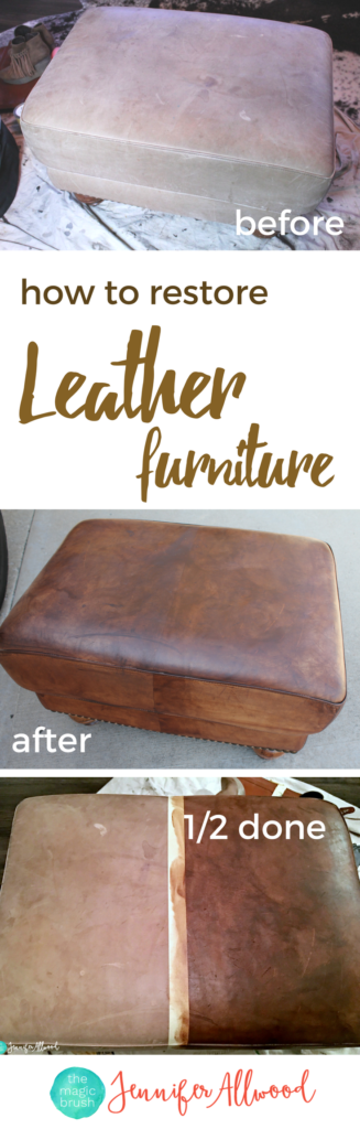 Using Leather Paint to Update furniture, shoes and a briefcase!