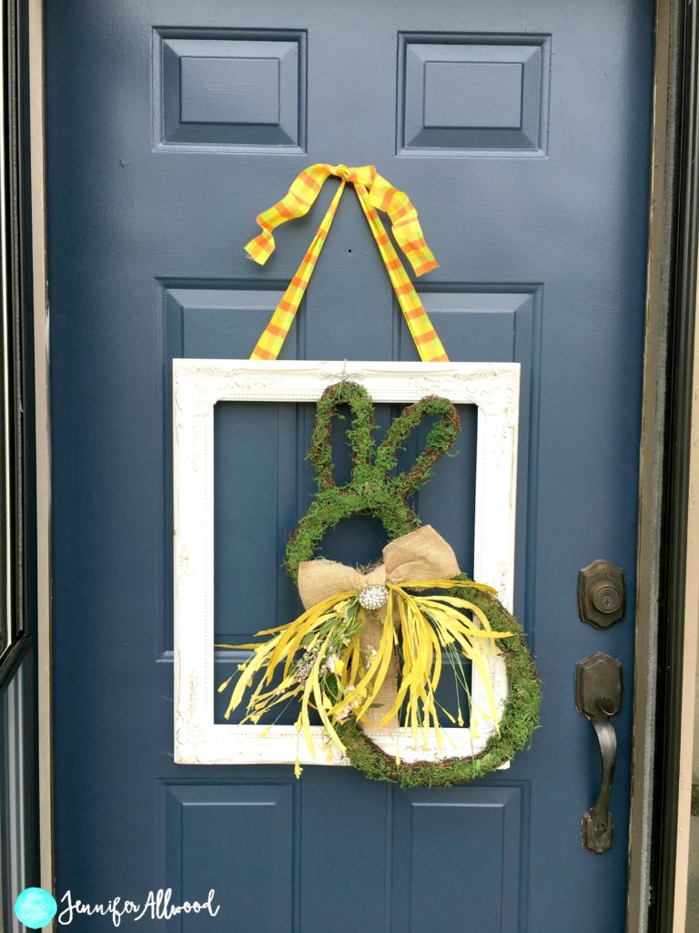 DIY Spring Wreath - Spring Door Decor Ideas | Magic Brush
