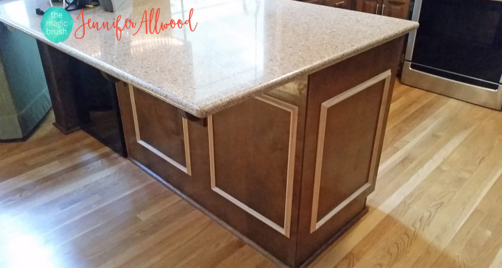 How to add Dimension to Flat Cabinet Doors - a Cabinet Makeover Idea