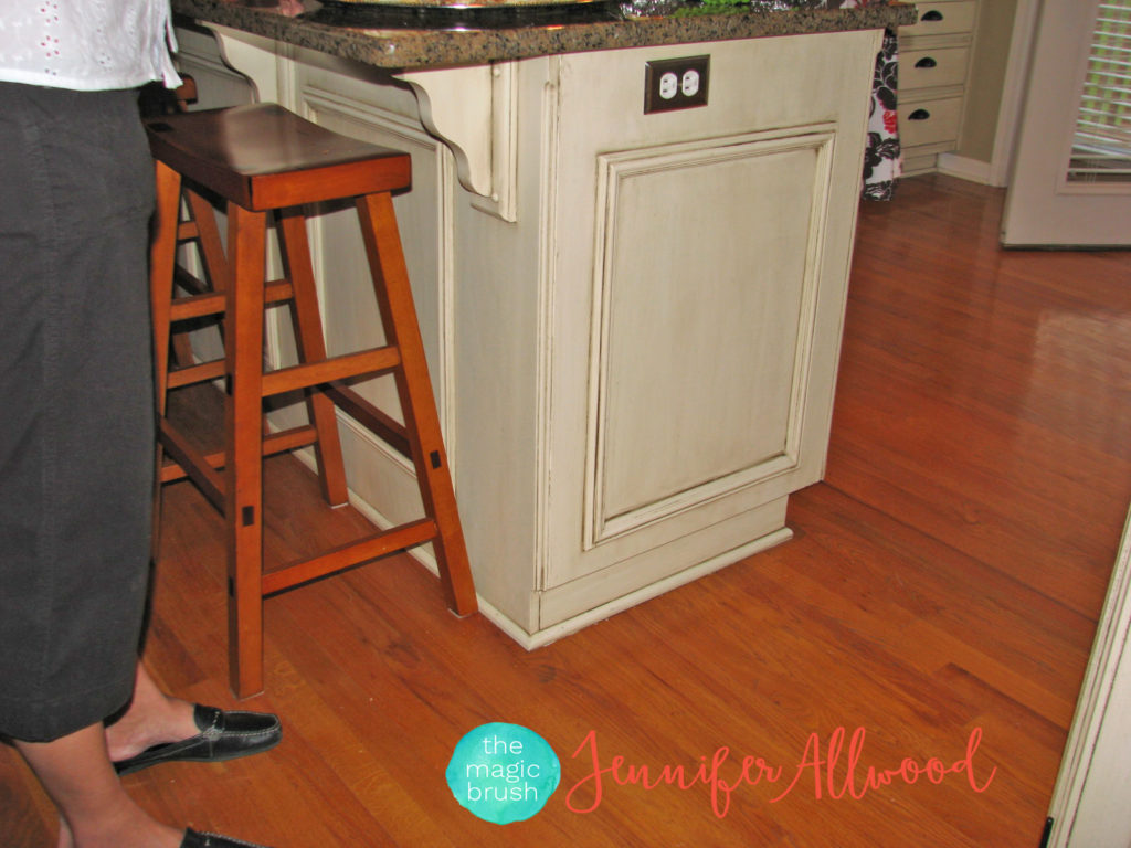How to add Dimension to Flat Cabinet Doors - a Cabinet Makeover Idea