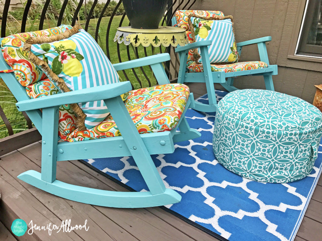 I Painted Grandma's Rocking Chairs with new All in One Paint