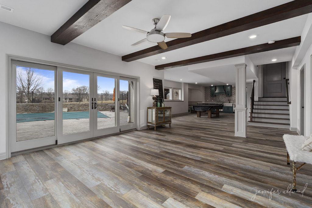 Light and Bright Basement Remodel • Jennifer Allwood