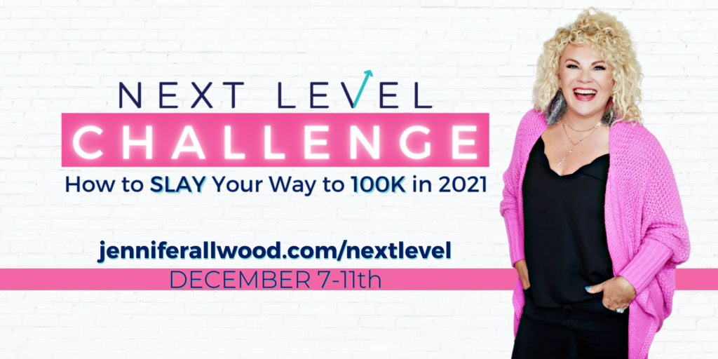 Next Level Challenge with Jennifer Allwood